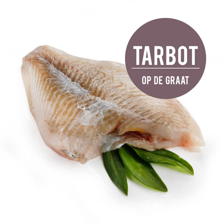 Tarbot uit de oven met citroen, tijm en knoflookboter - Chef's Catch